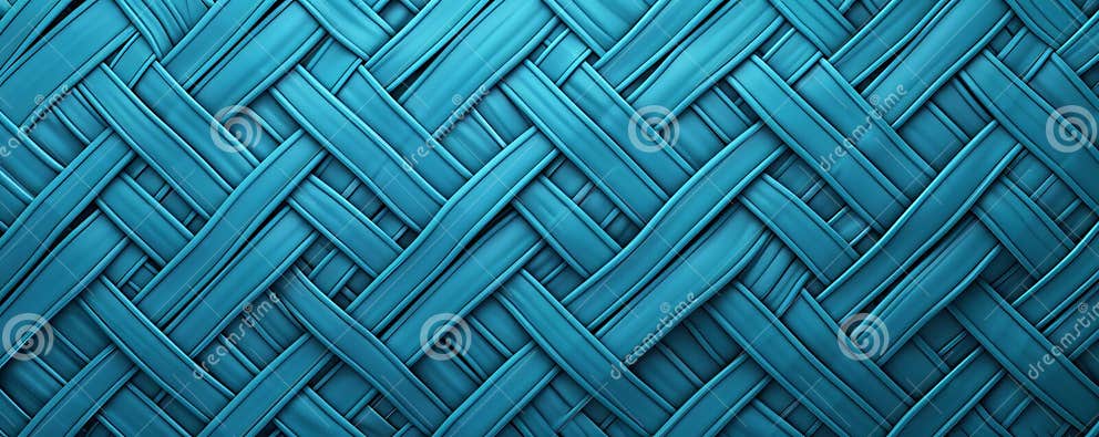 A Vibrant Blue Background Featuring a Pattern of Interlocking Lines ...