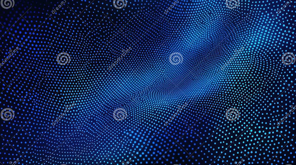 Vibrant Blue Gradient Halftone Texture Creates a Sleek Backdrop ...