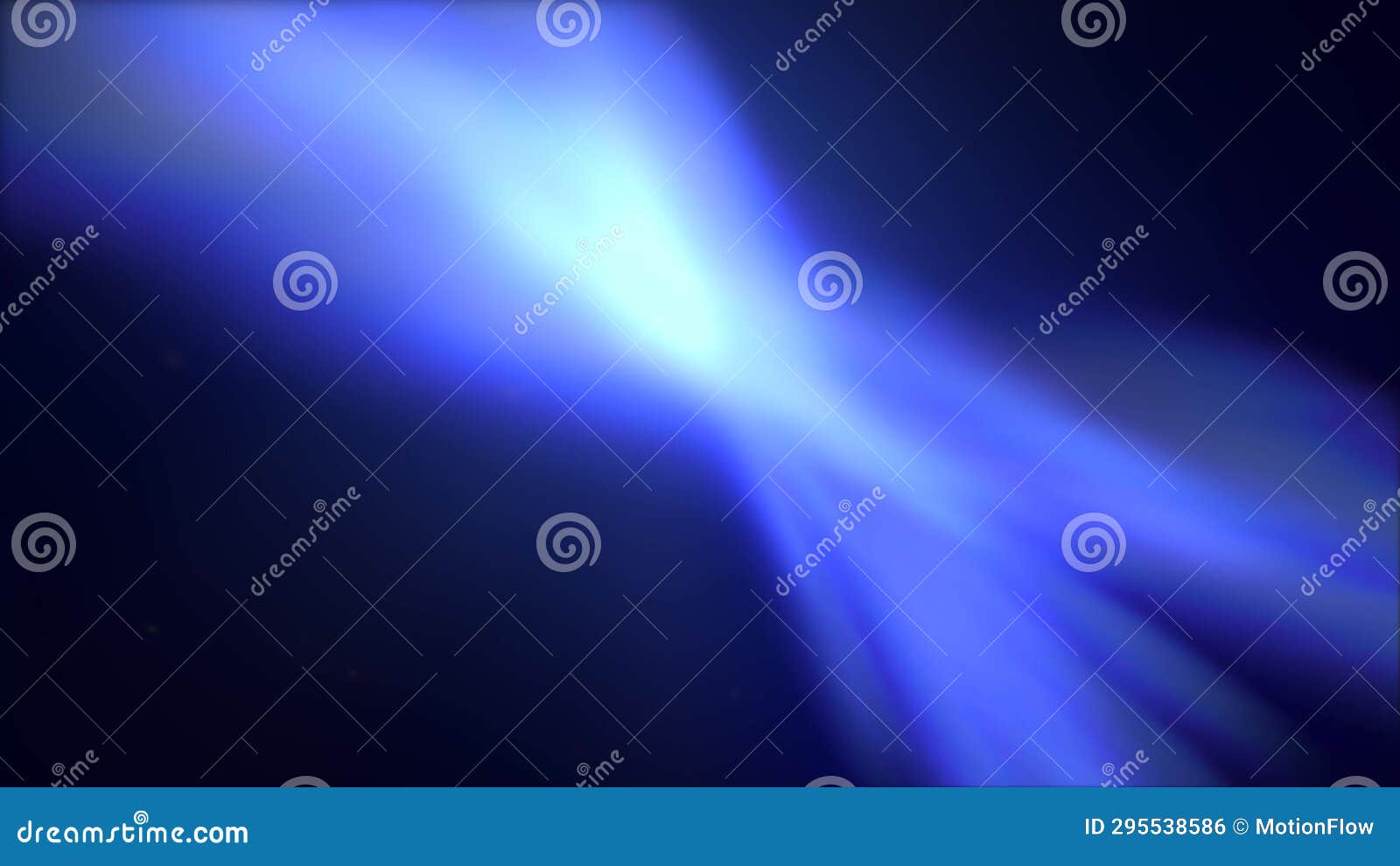Captivating Blue Celestial Light Shining from the Center of the Image ...