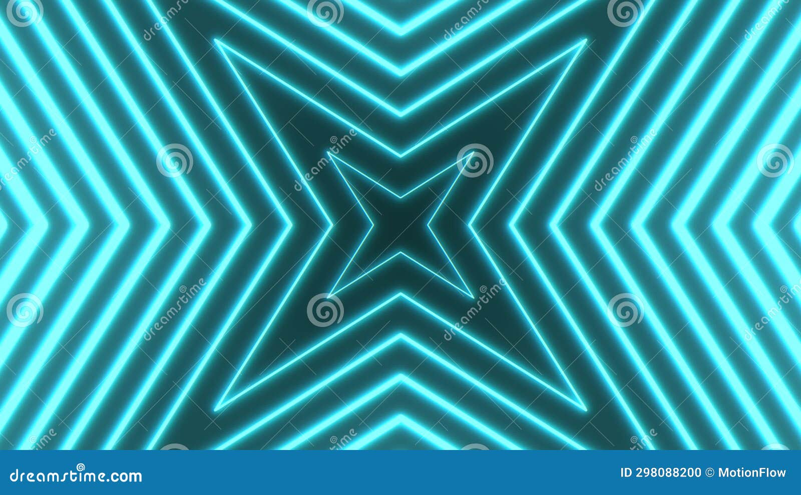Vibrant Blue Neon Pattern with Diagonal Line and Diamond Shape Stock ...