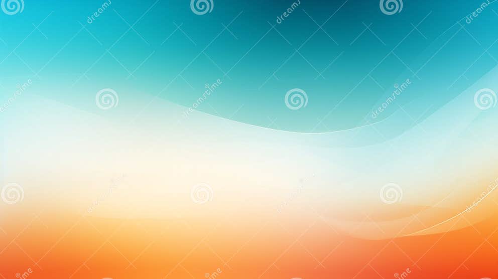 A Vibrant Blue and Orange Wave Pattern, Perfect for Web Banners ...