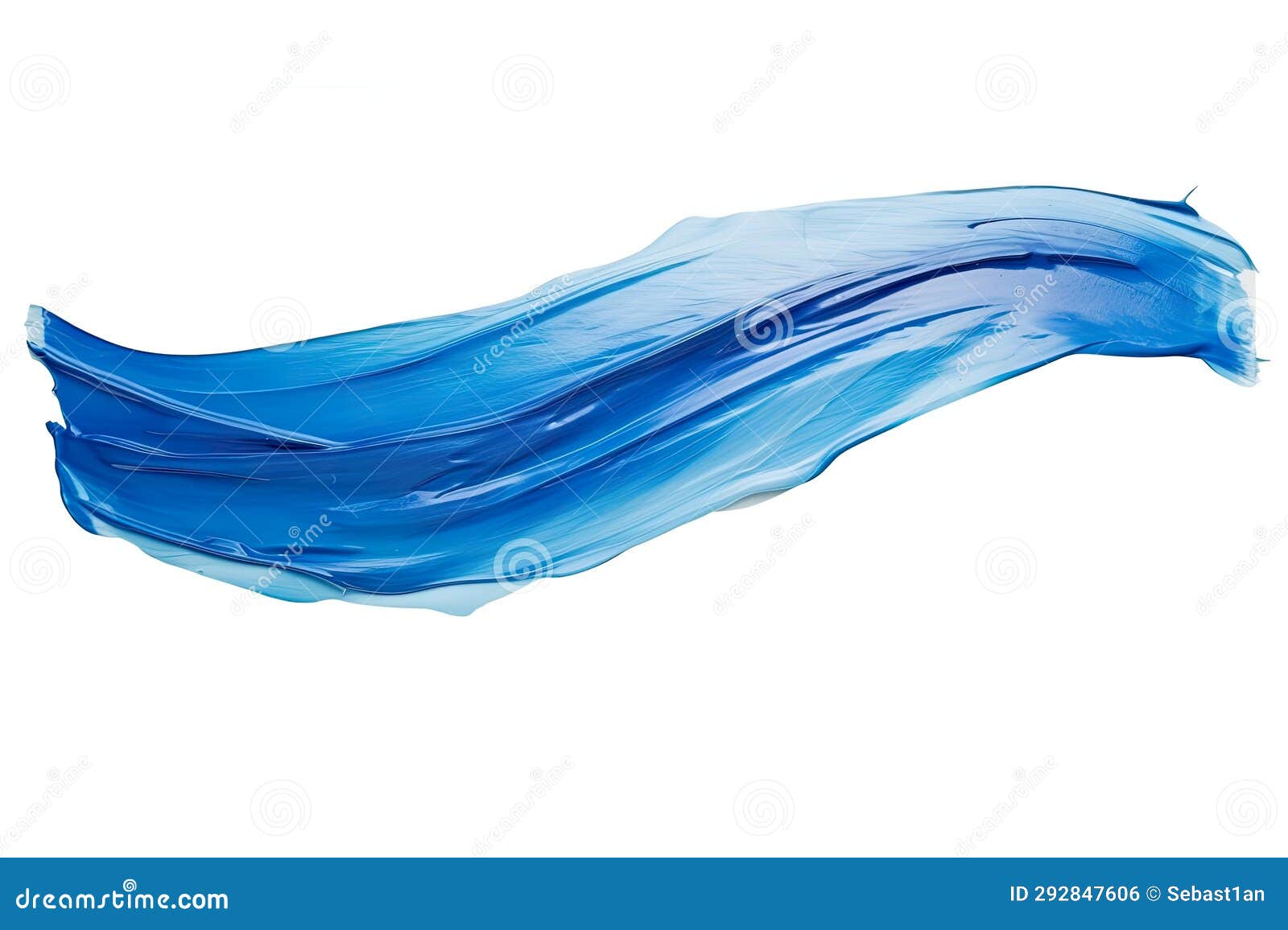 Vibrant Blue Paint Thick Stroke, Providing a Bold and Colorful Backdrop ...