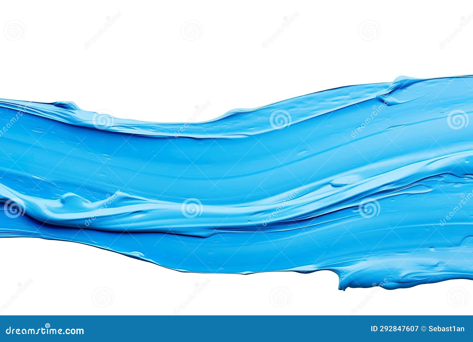 Vibrant Blue Paint Thick Stroke, Providing a Bold and Colorful Backdrop ...