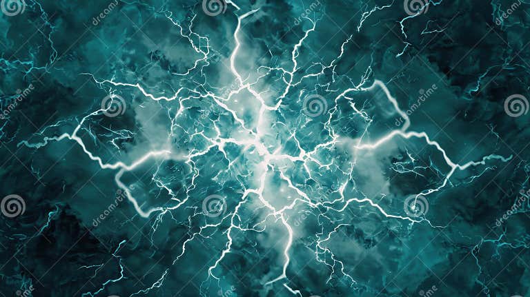 Vibrant Blue Power Energy Graphic Background with Electrifying Visual ...