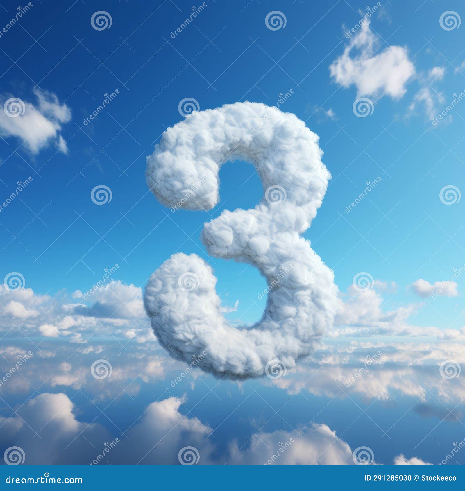 Cloud Number 1: Surrealistic Sky Art In 4k Octane Rendering Royalty ...