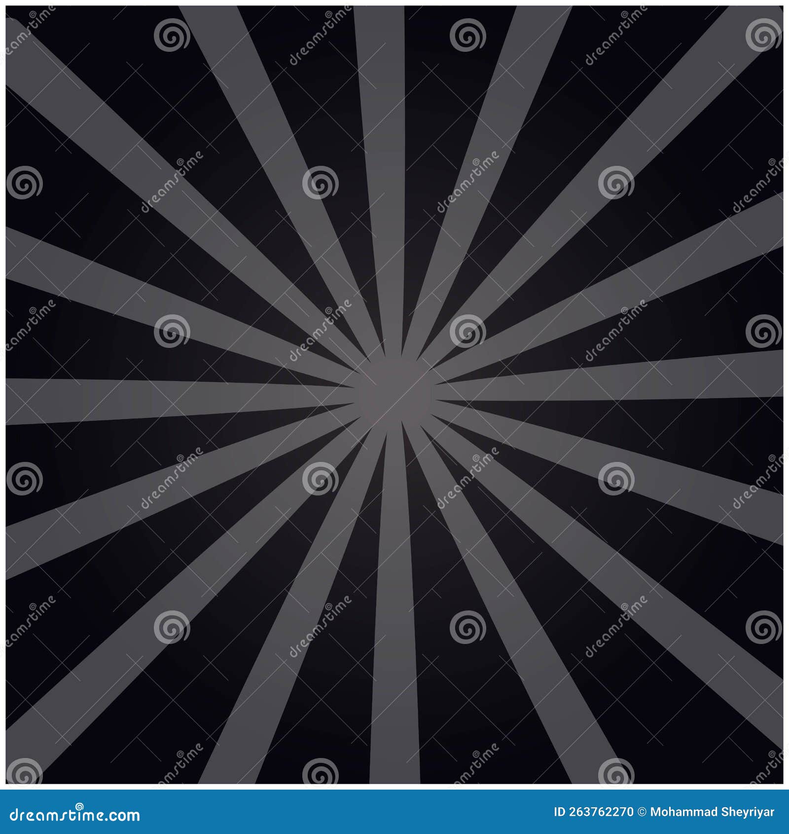 Vibrant Blue Sunburst Pattern Background Stock Photography ...