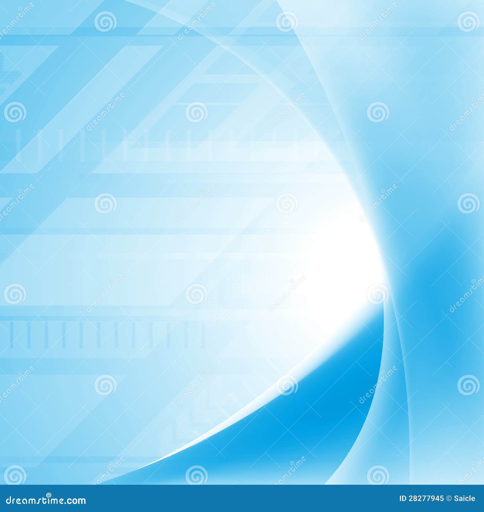 Vibrant Blue Tech Waves Background Stock Vector - Illustration of color ...