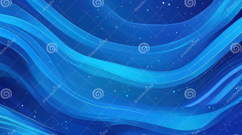 Vibrant Blue Vector Graphic with a Lighting Effect, Perfect for ...