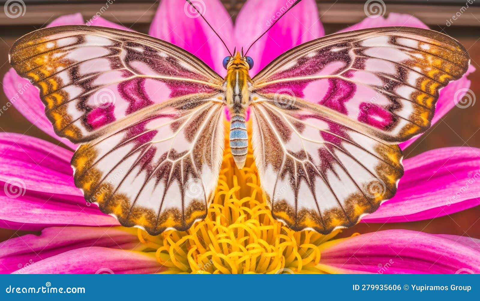 Vibrant Butterfly Wing Pattern Showcases Beauty in Nature Fragility ...