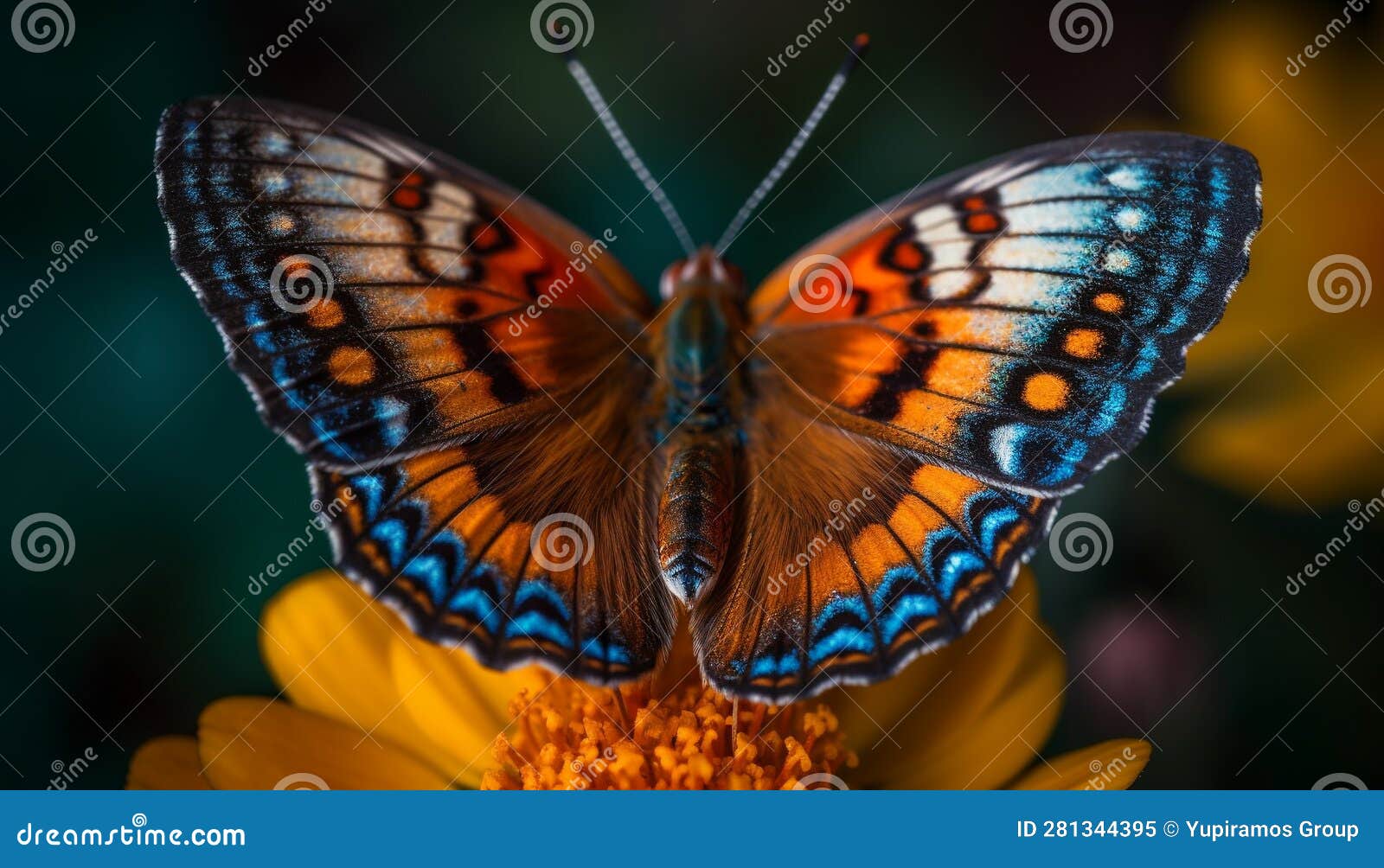Vibrant Butterfly Wings Showcase Natural Beauty in Multi Colored ...