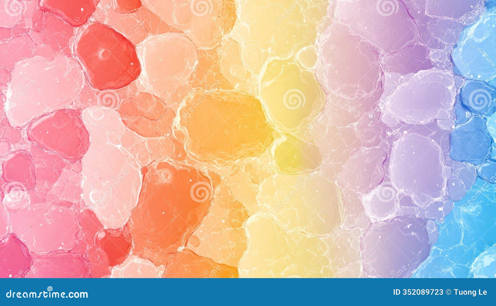 Vibrant Red Cancer Cell Illustration With Detailed Structure And ...