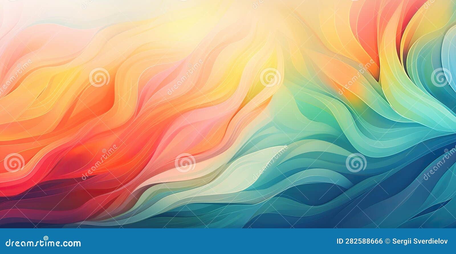 A Vibrant and Captivating Colorful Abstract Background, Filled with an ...