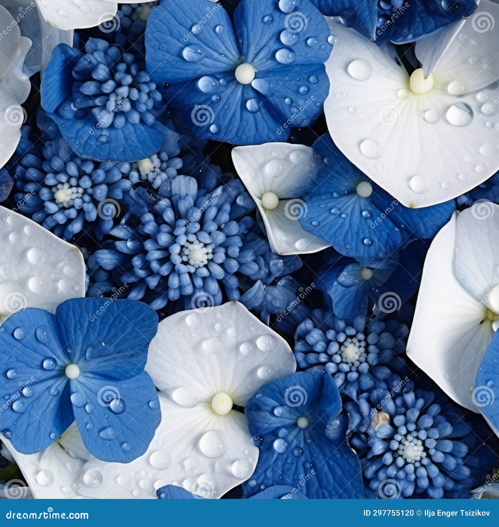 Vibrant and Captivating Hydrangea Flower Blooms from a Mesmerizing Top ...