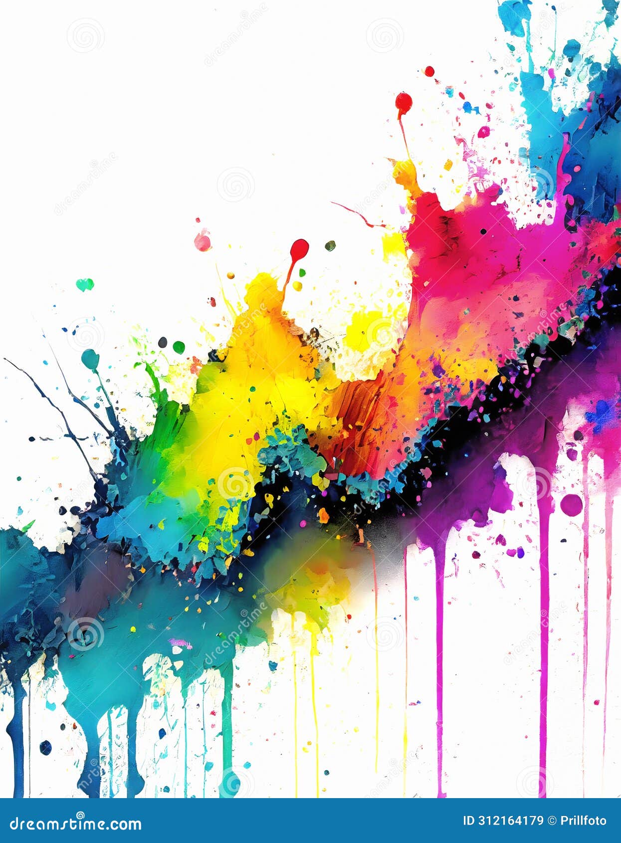 Vibrant chart stock illustration. Illustration of splatter - 312164179