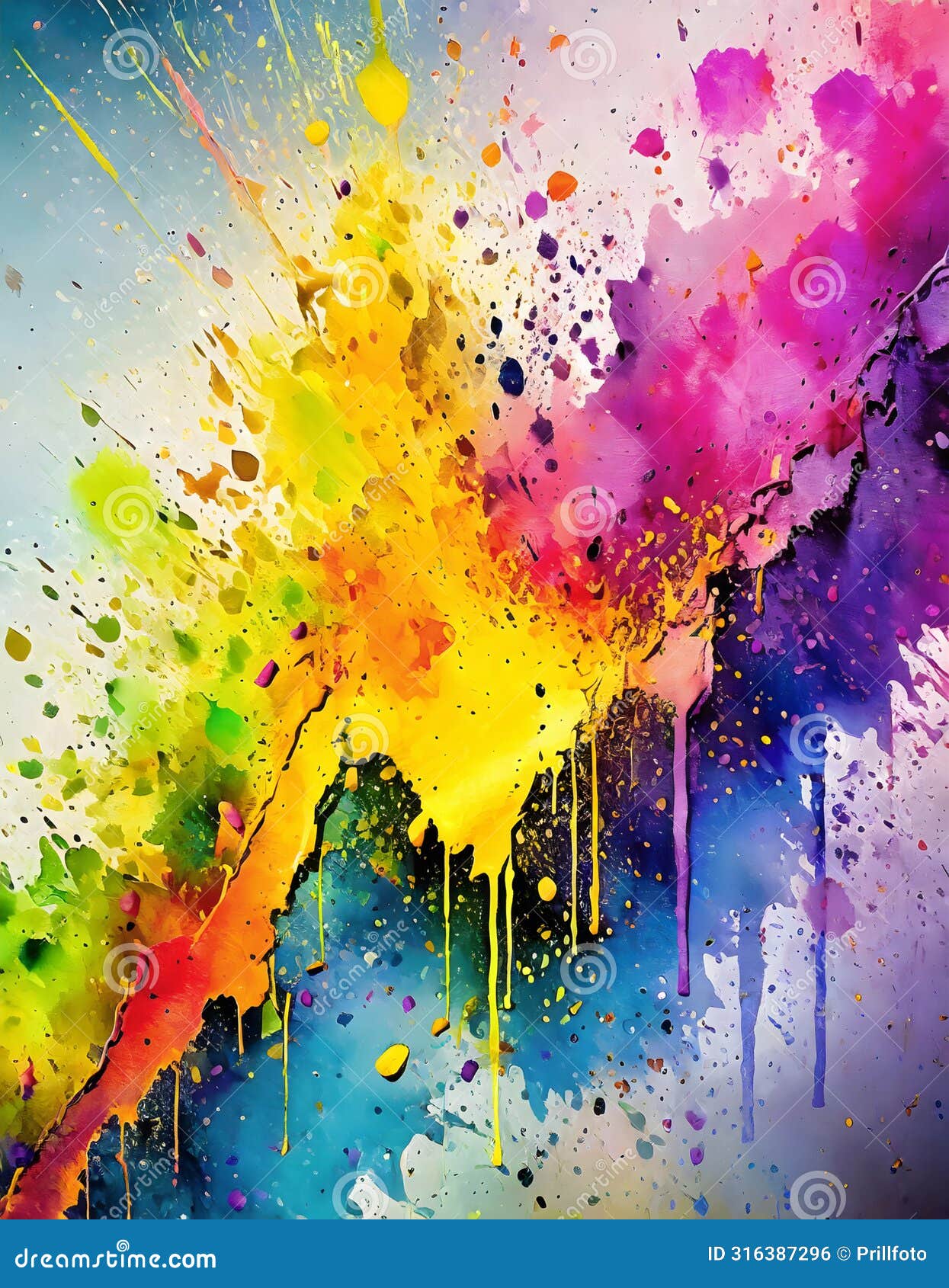 Vibrant chart stock illustration. Illustration of splosh - 316387296