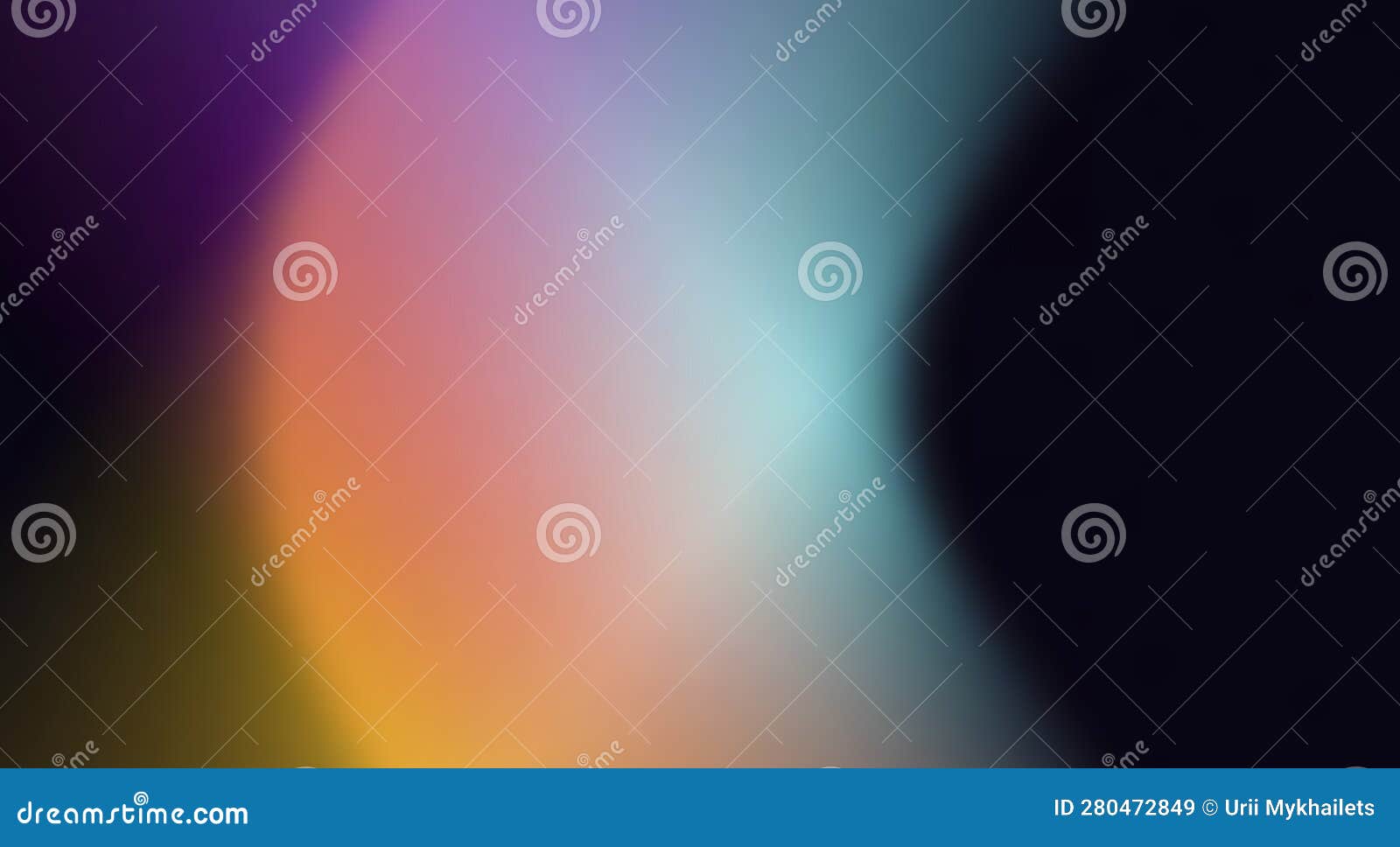 Chromatic Symphony: The Psychedelic Tapestry Of Unique Colors Blue ...