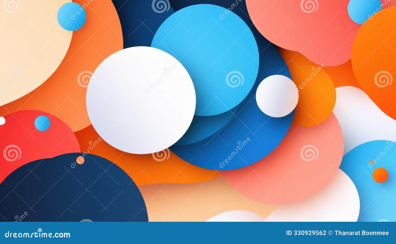 Vibrant Circle Light Effect Creates a Modern Backdrop, Blending ...