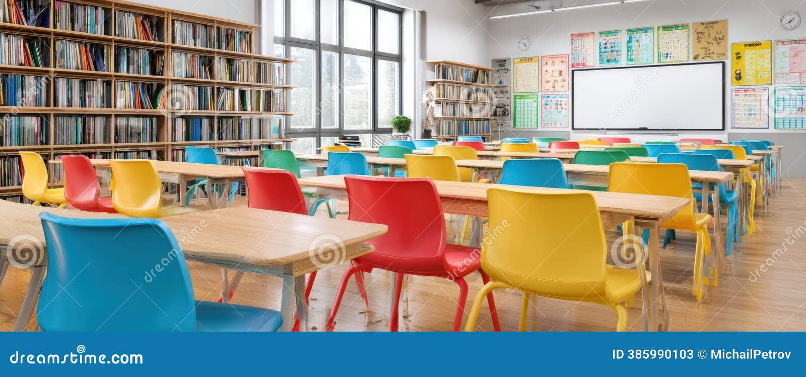 Organized Study Setup With Flashcards, Pen, And Planner On Wooden Desk ...