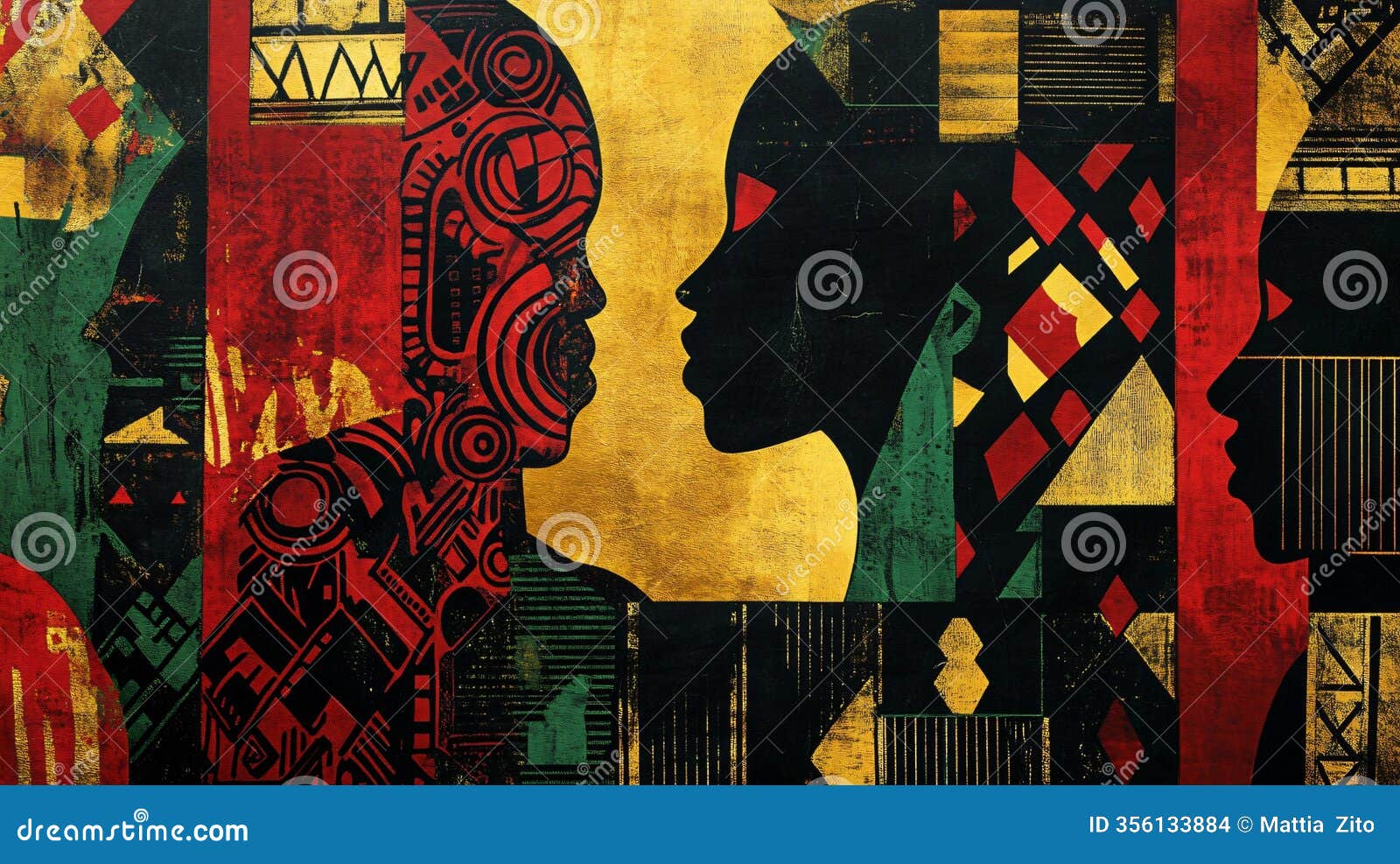 Vibrant Collage of Cultural Symbols Stock Photo - Image of celebration ...