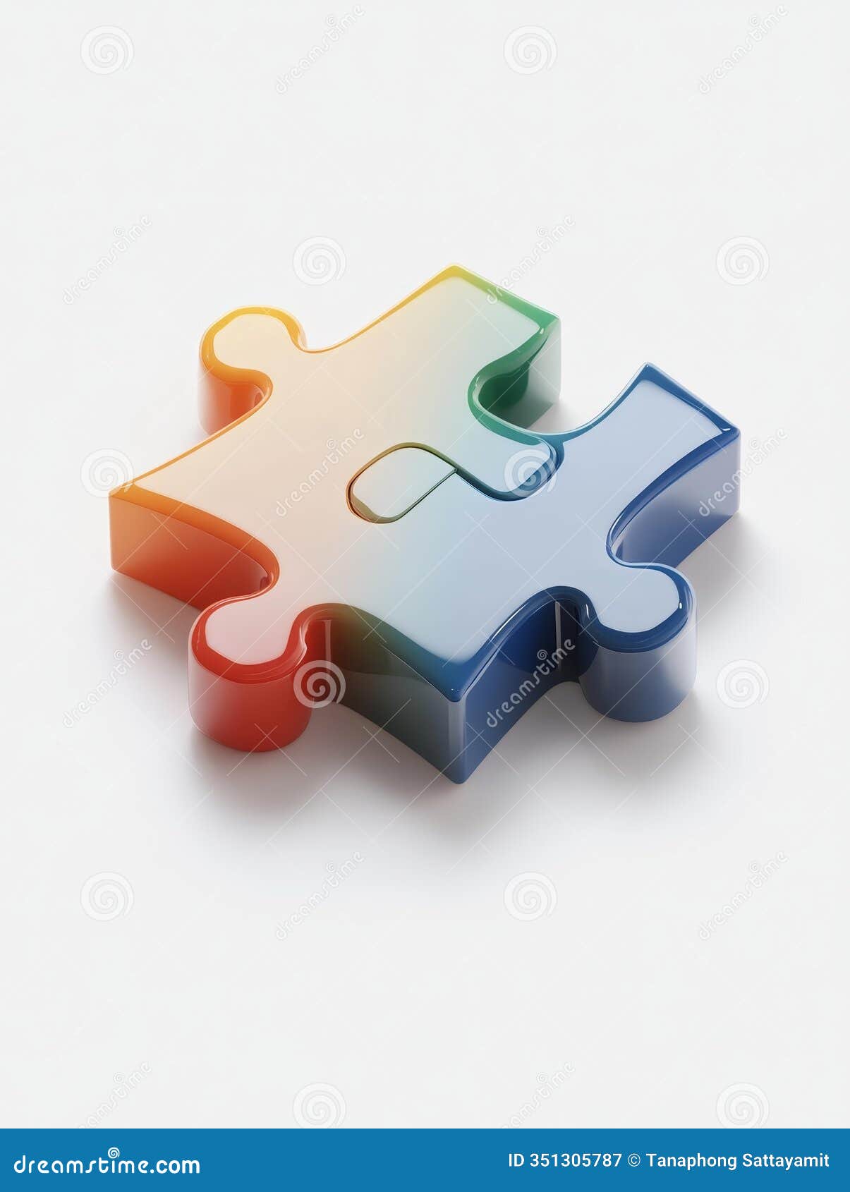 Vibrant Collapsed Puzzle Piece Design Symbolizing Connection ...