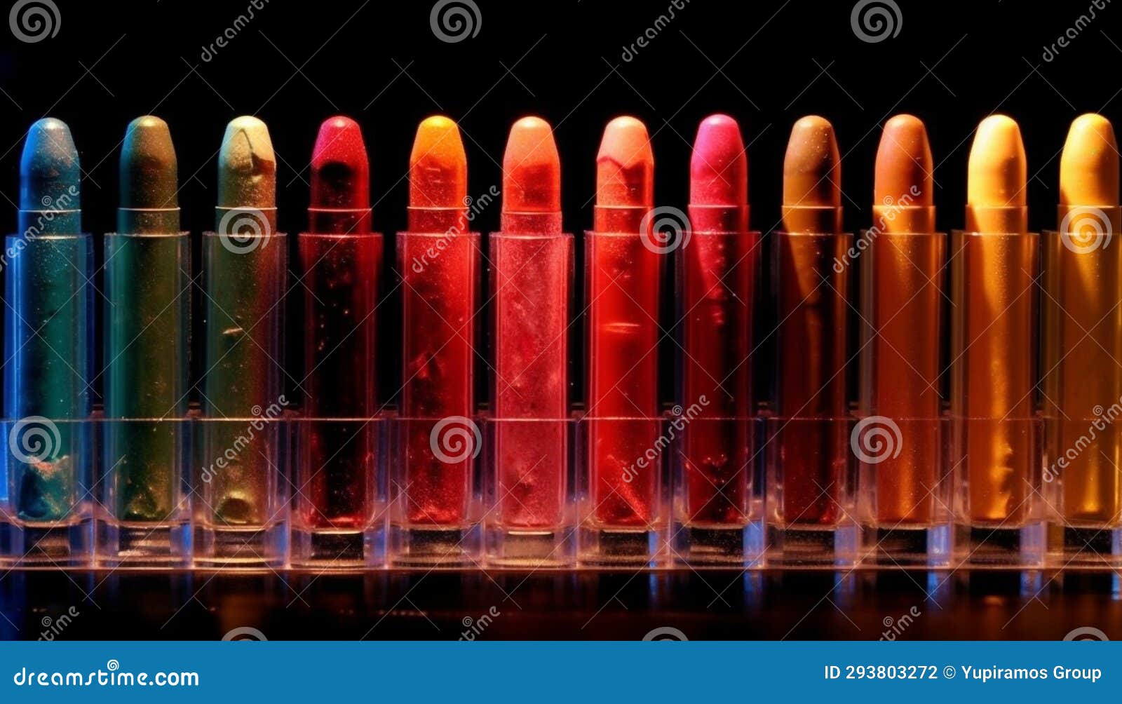A Vibrant Collection of Multi Colored Lipsticks in a Row Generated by ...