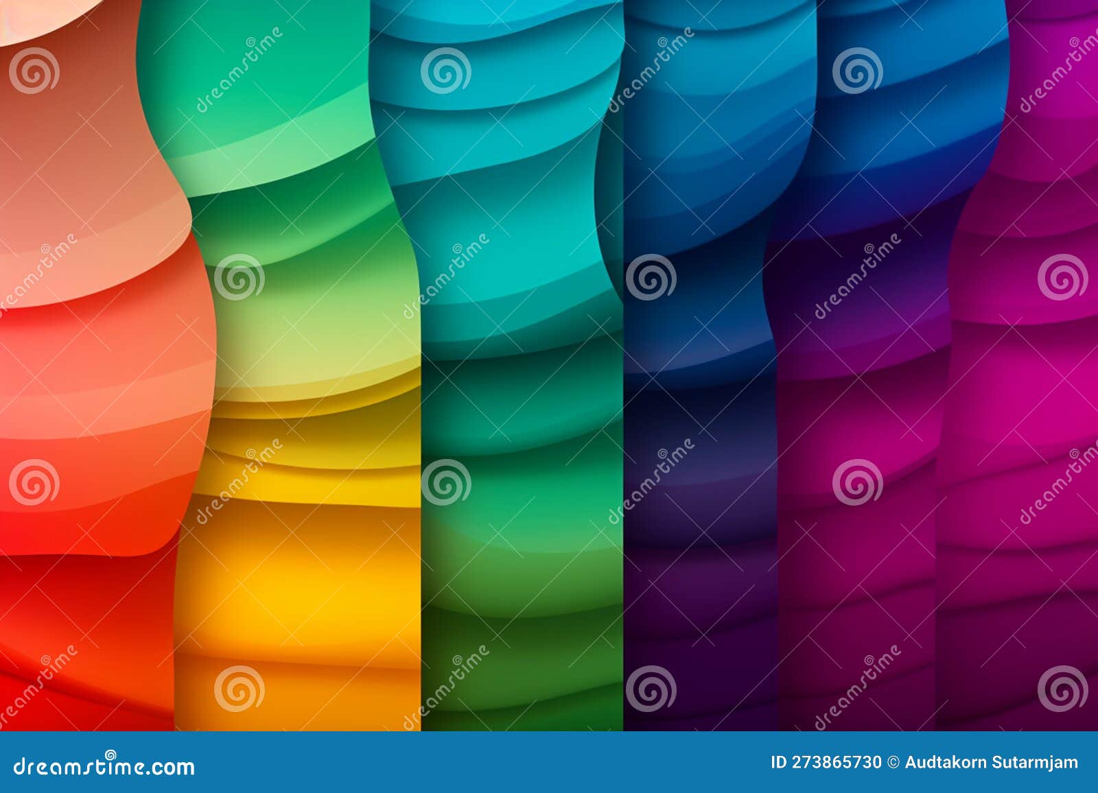 Vibrant Color Gradient Background Abstract Composition with Lines ...