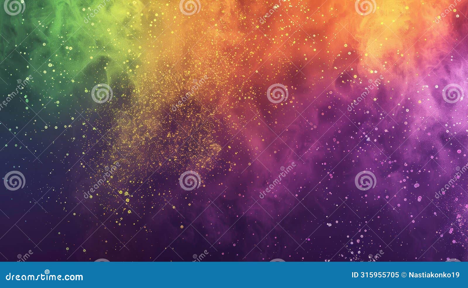 Vibrant Color Gradient with Paint Splatter Effect Stock Image - Image ...