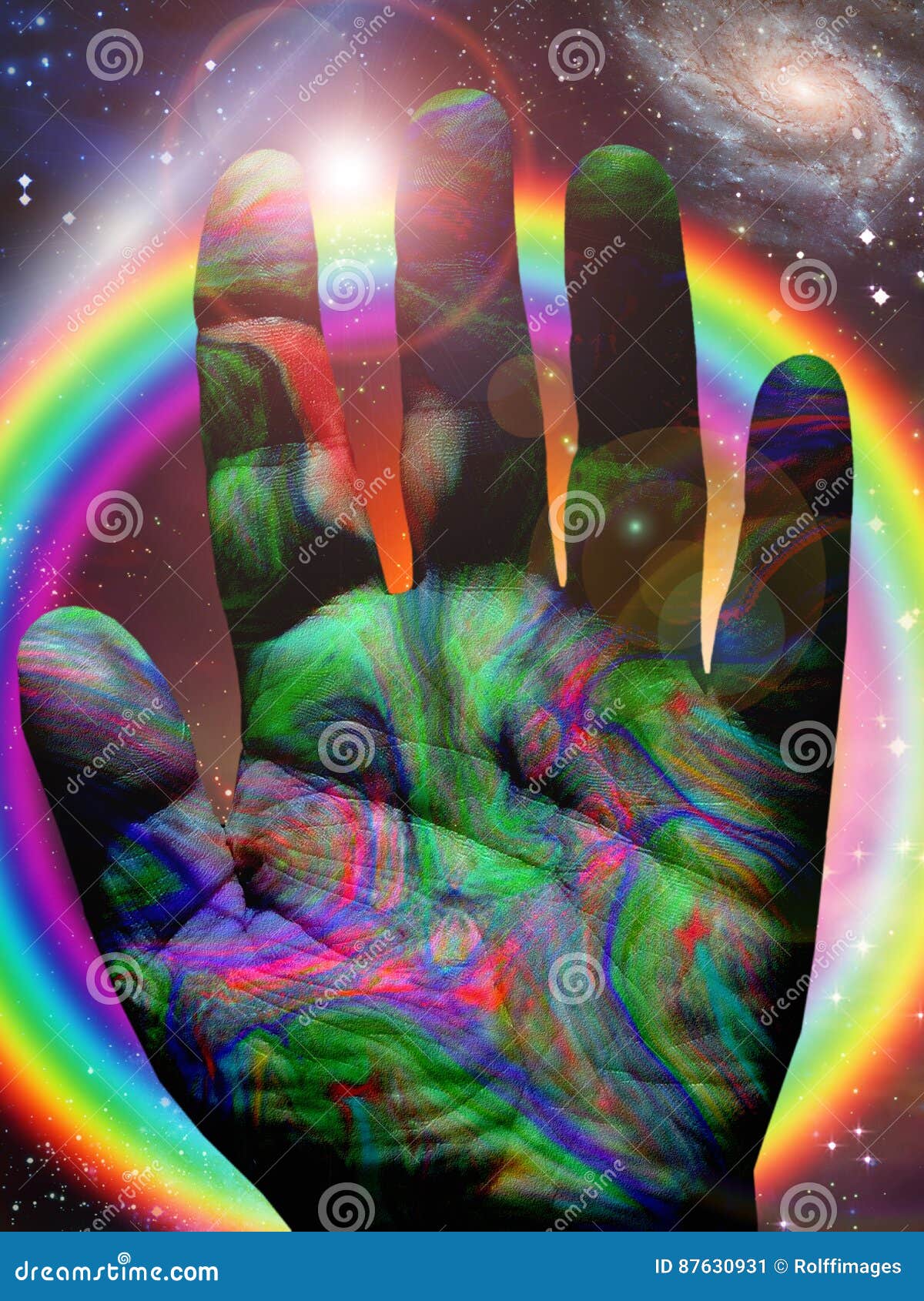 Vibrant Color Hand stock illustration. Illustration of elements - 87630931