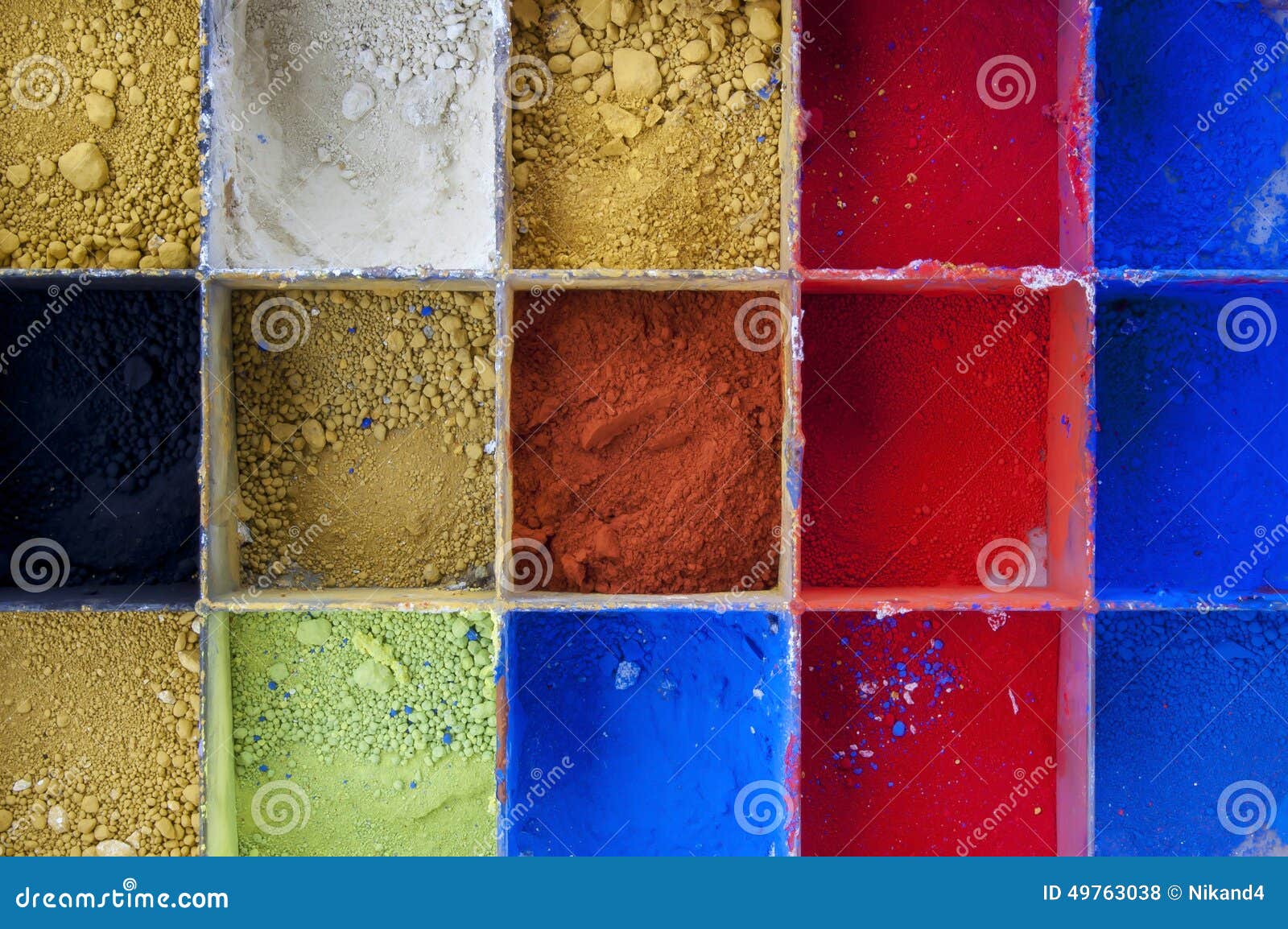 Vibrant Color Pigments stock photo. Image of creative - 49763038