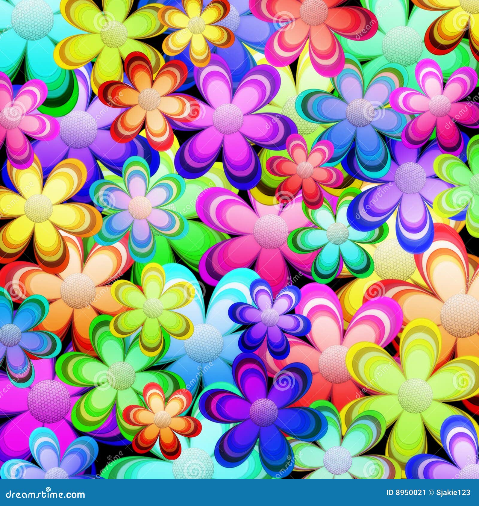 Vibrant color spring stock illustration. Illustration of color - 8950021