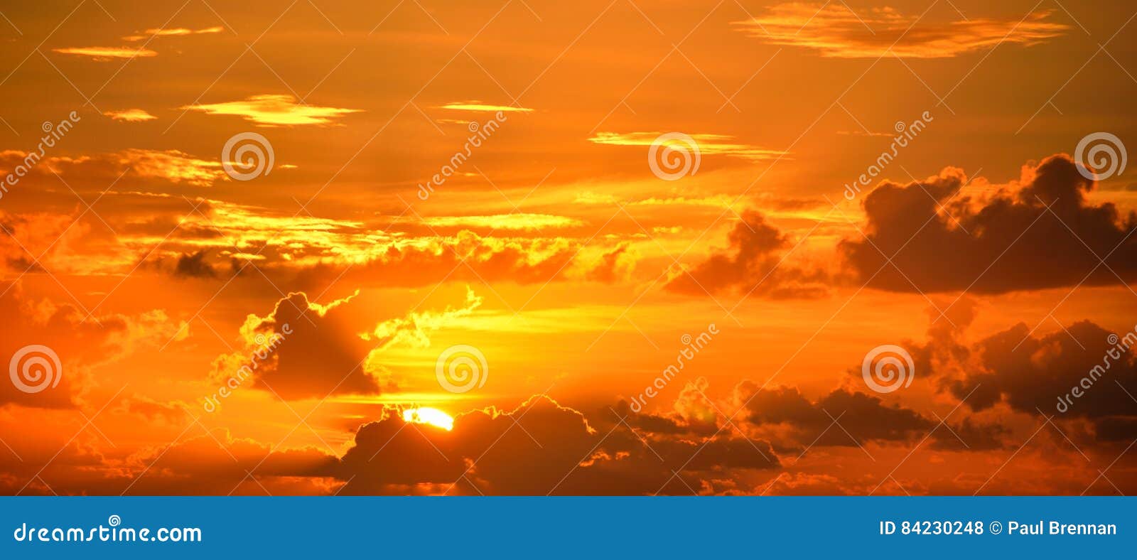 Vibrant color sunrise stock photo. Image of background - 84230248