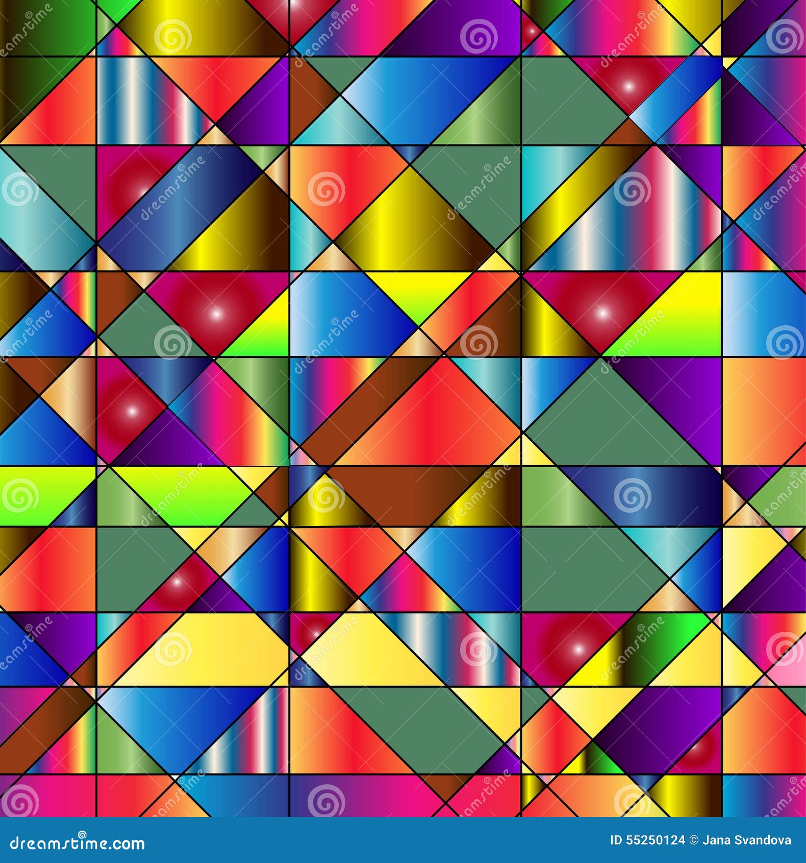 Vibrant Colorful Polygonal Background Stock Vector - Illustration of ...