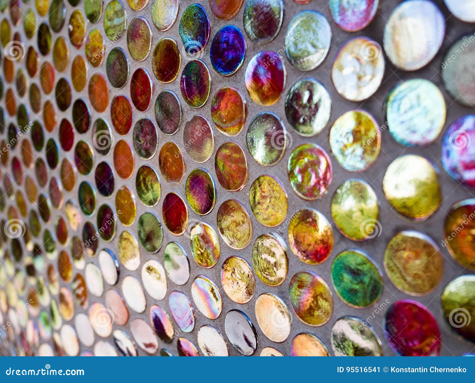 Vibrant Colorful Shaped Round Patterns Background. Stock Image - Image ...