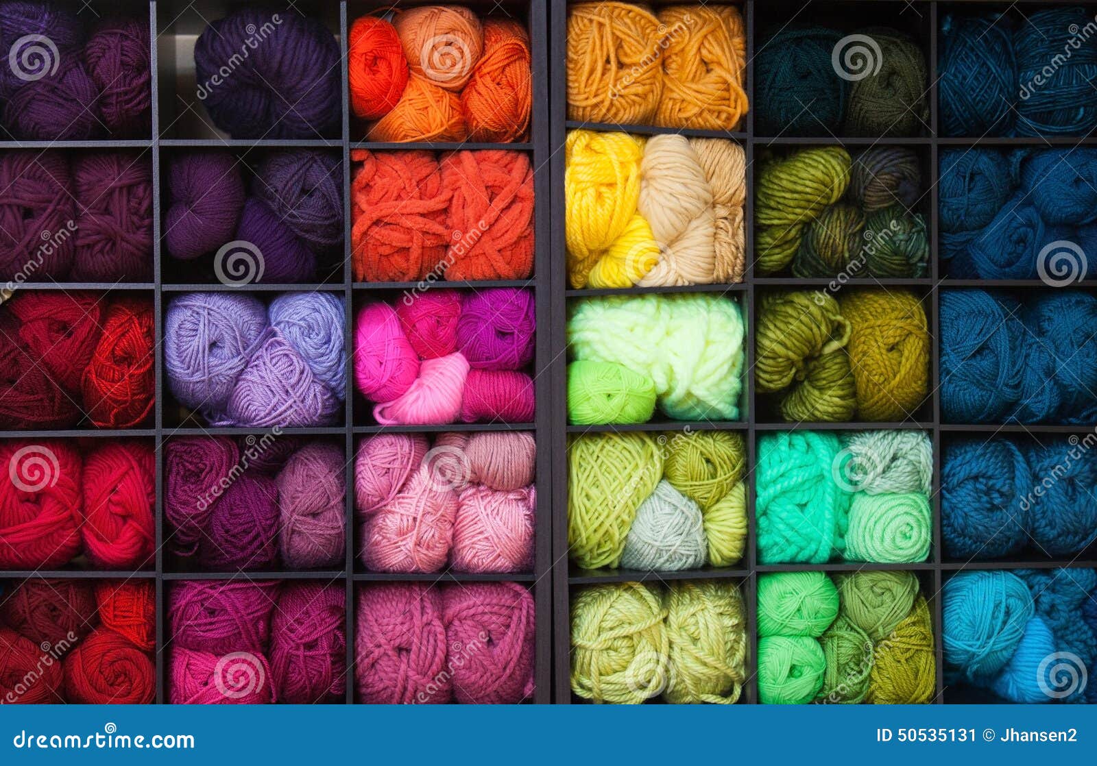 Vibrant Colorful Yarn stock image. Image of closeup, colorful - 50535131
