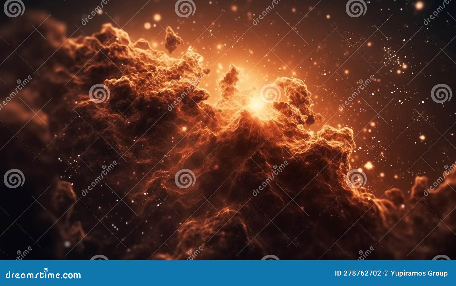 Vibrant Colors of a Futuristic Galaxy Exploding in Natural Phenomenon ...