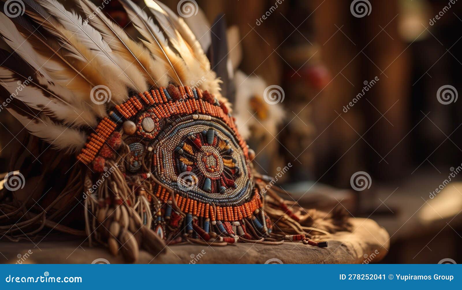 Vibrant Colors and Patterns Adorn Indigenous Culture Generated by AI ...