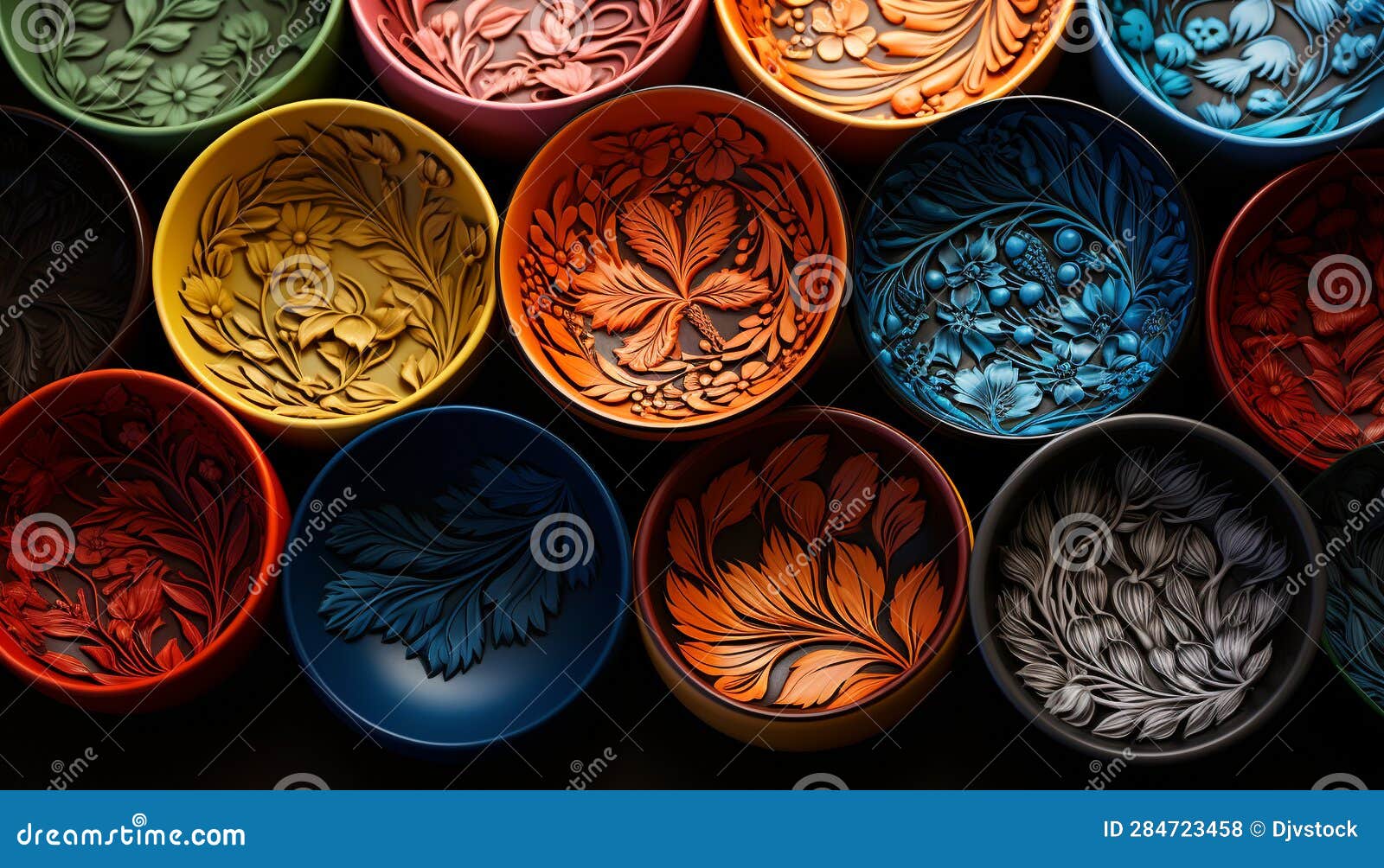 Vibrant Colors Shape an Elegant Arrangement of Indigenous Culture ...