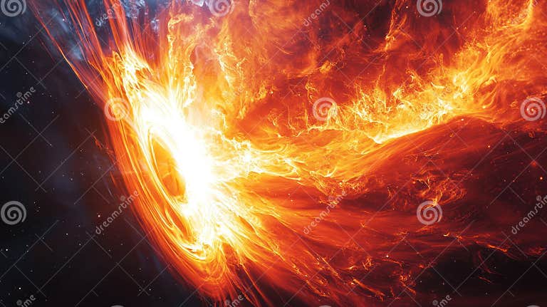 Vibrant Cosmic Explosion of Plasma Particles Creates Stunning Visual ...