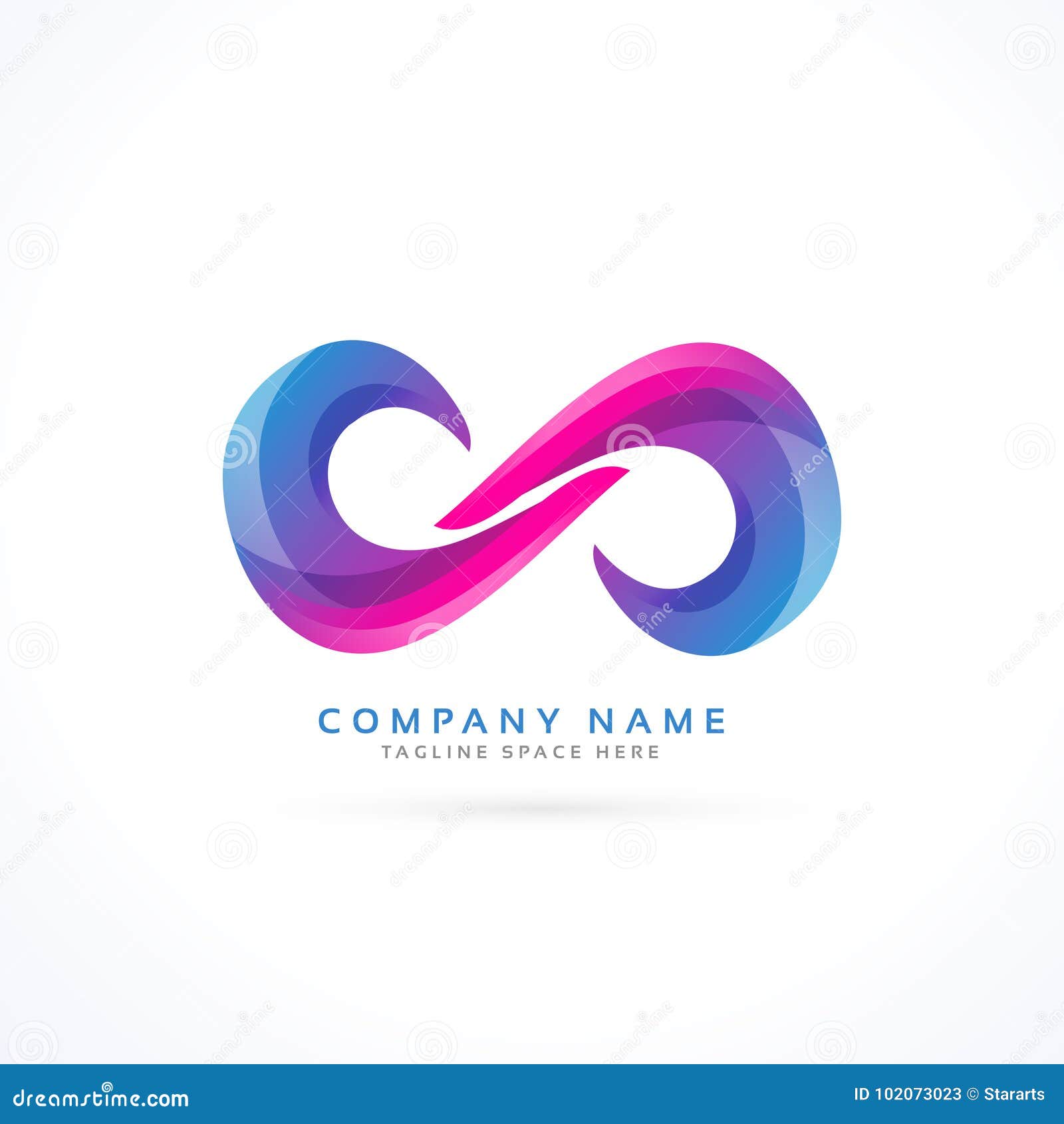 Vibrant Creative Infinity Logo Stock Vector - Illustration of ...
