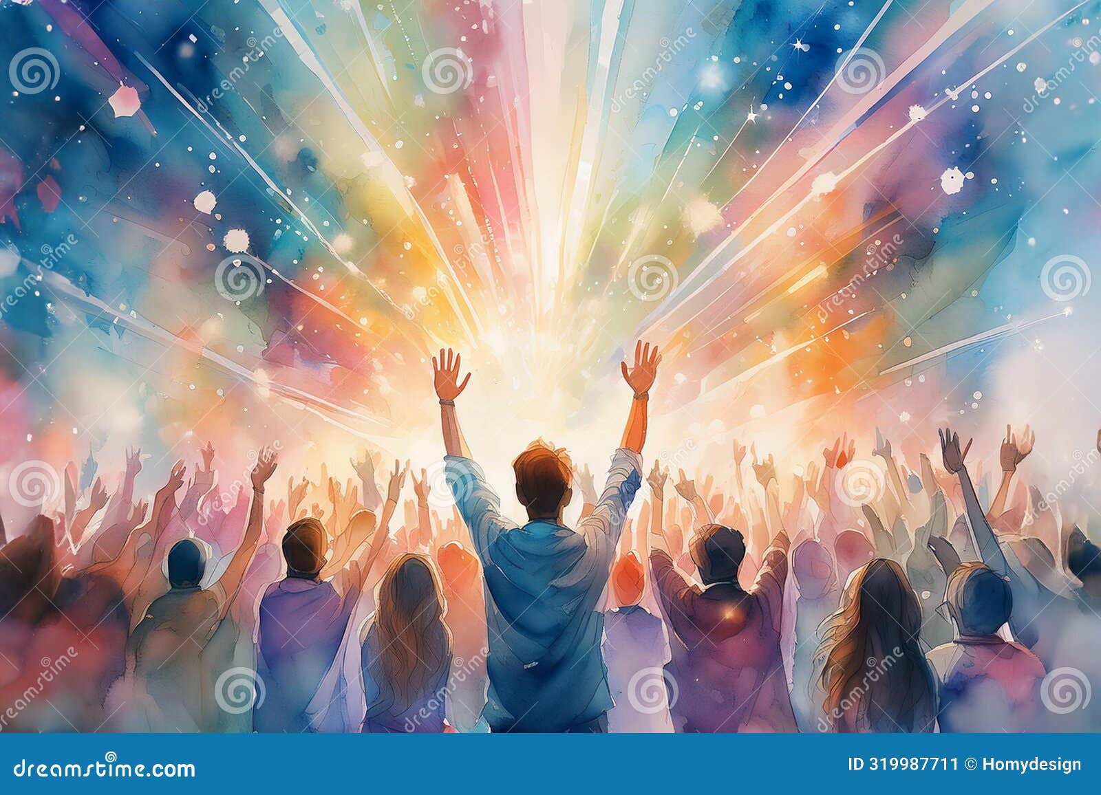 Spectrum of Imagination stock illustration. Illustration of rays ...