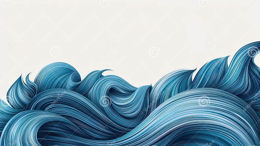 A Vibrant Curve Wave Pattern Featuring Squiggles, Scribbles, and Wiggly ...