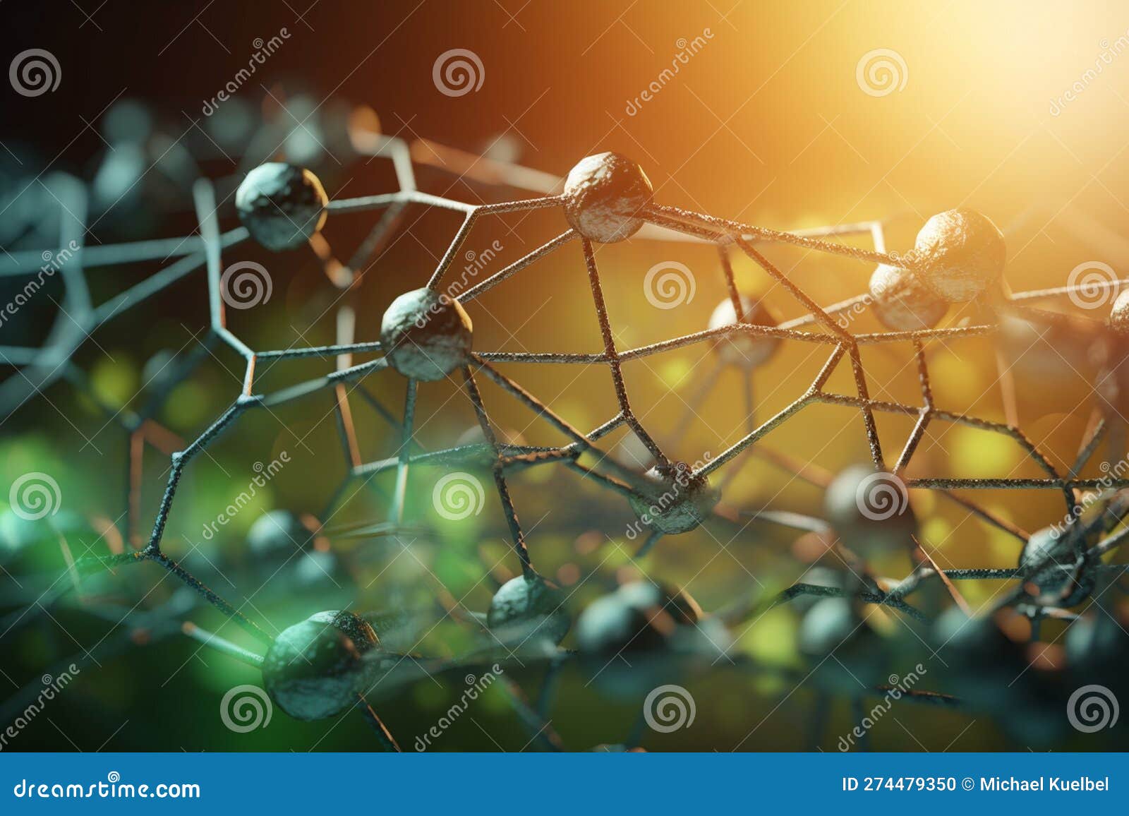 Vibrant 3D Illustration Of Cellulose Synthesis Process Royalty-Free ...