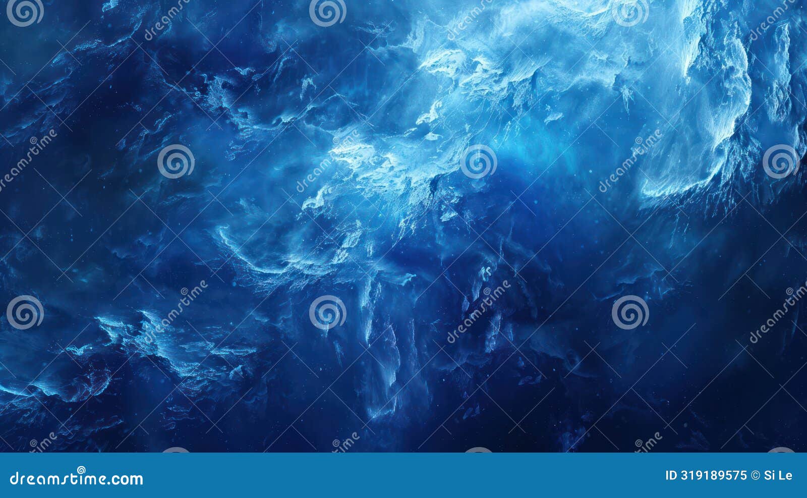 Vibrant Deep Blue Gradient Background with Smooth Texture Stock ...