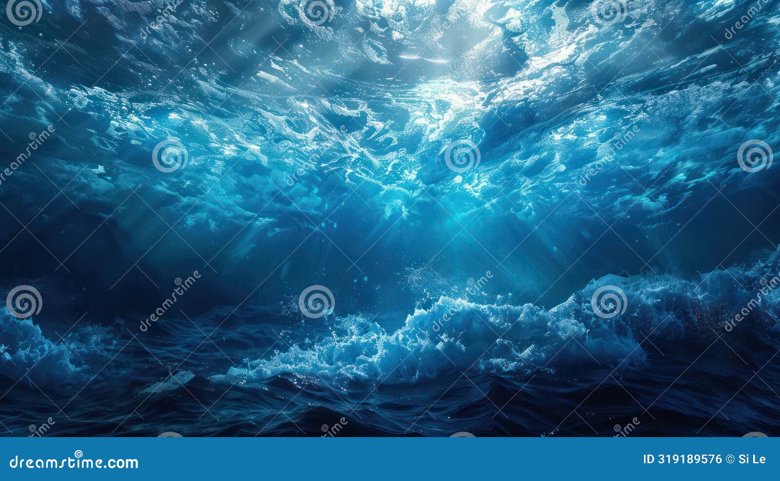 Vibrant Deep Blue Gradient Background with Smooth Texture Stock ...