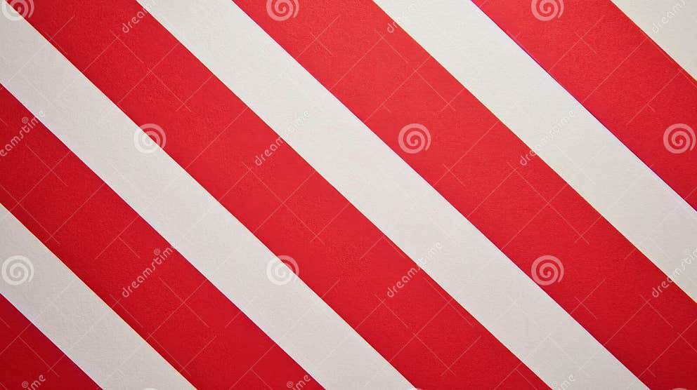 Striking Red and White Diagonal Stripes Create a Bold Visual Pattern ...