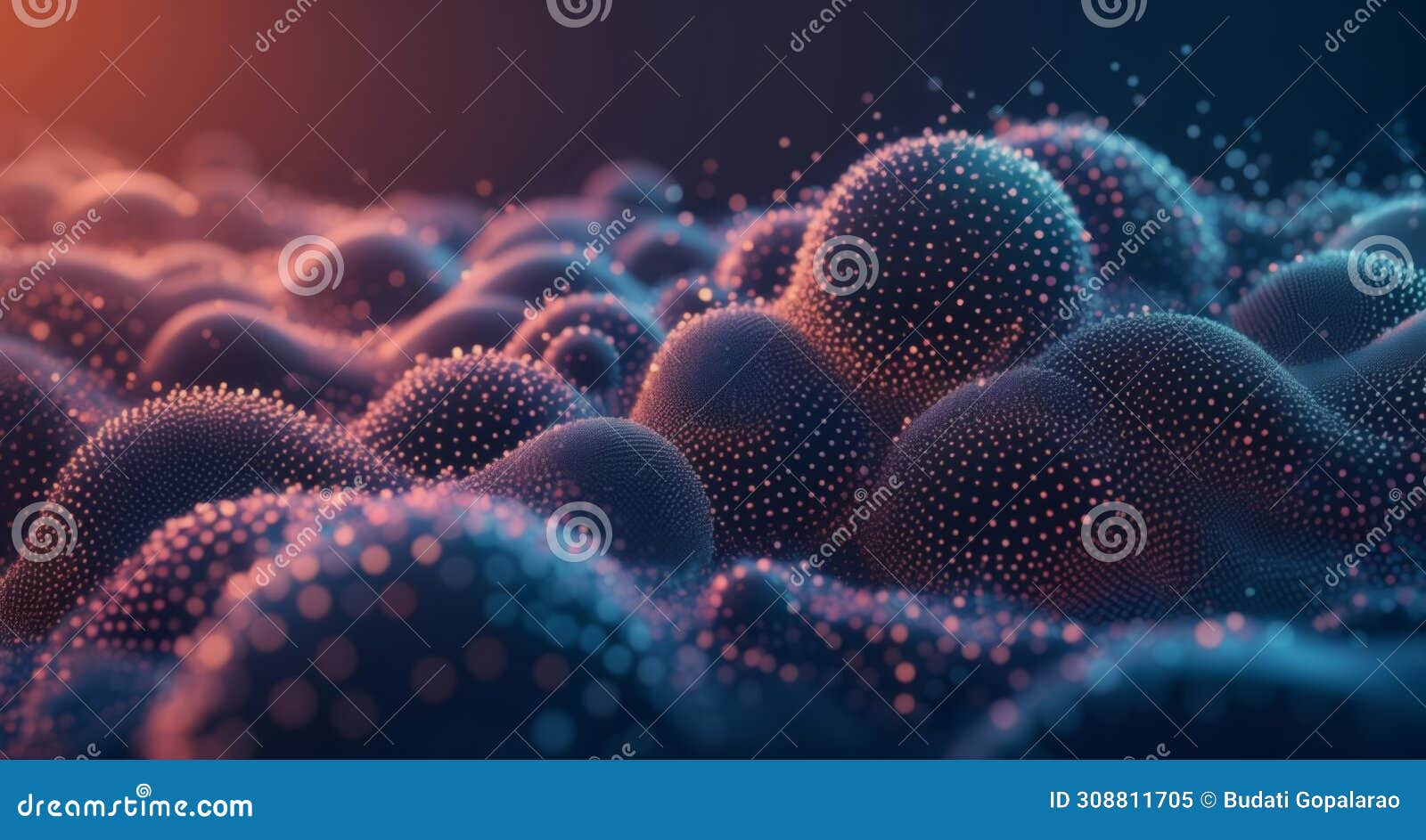 Vibrant Digital Abstract Art with a Futuristic Feel Stock Illustration ...