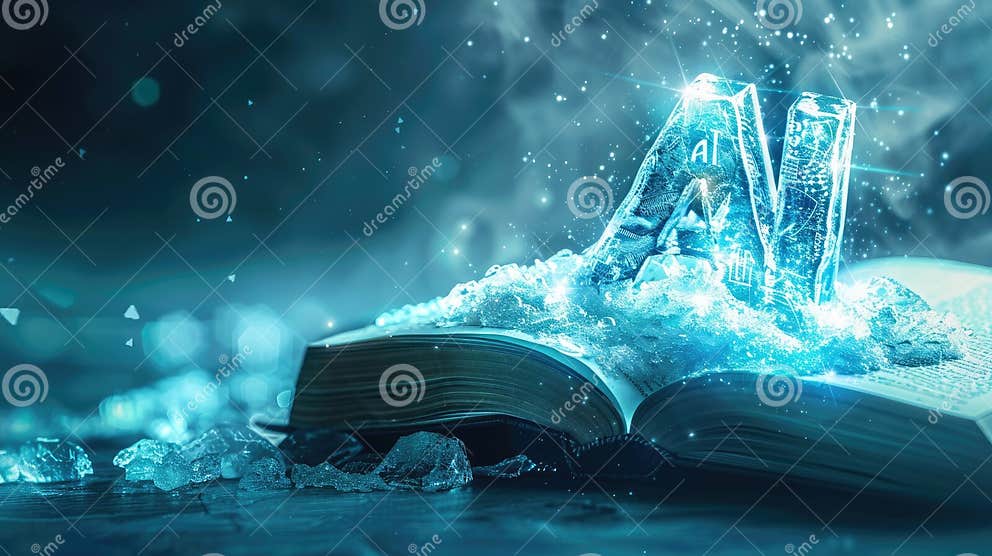 A Vibrant Digital Artwork Portraying the Concept of Artificial ...