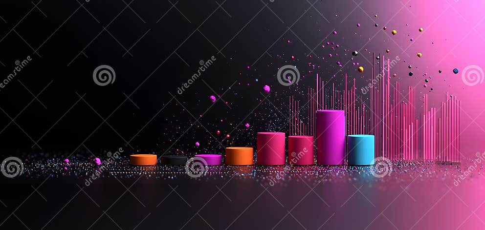 Vibrant Digital Flowchart Depicting Abstract Data Visualization through ... Vibrant Digital Flowchart Depicting Abstract Data Visualization through ...