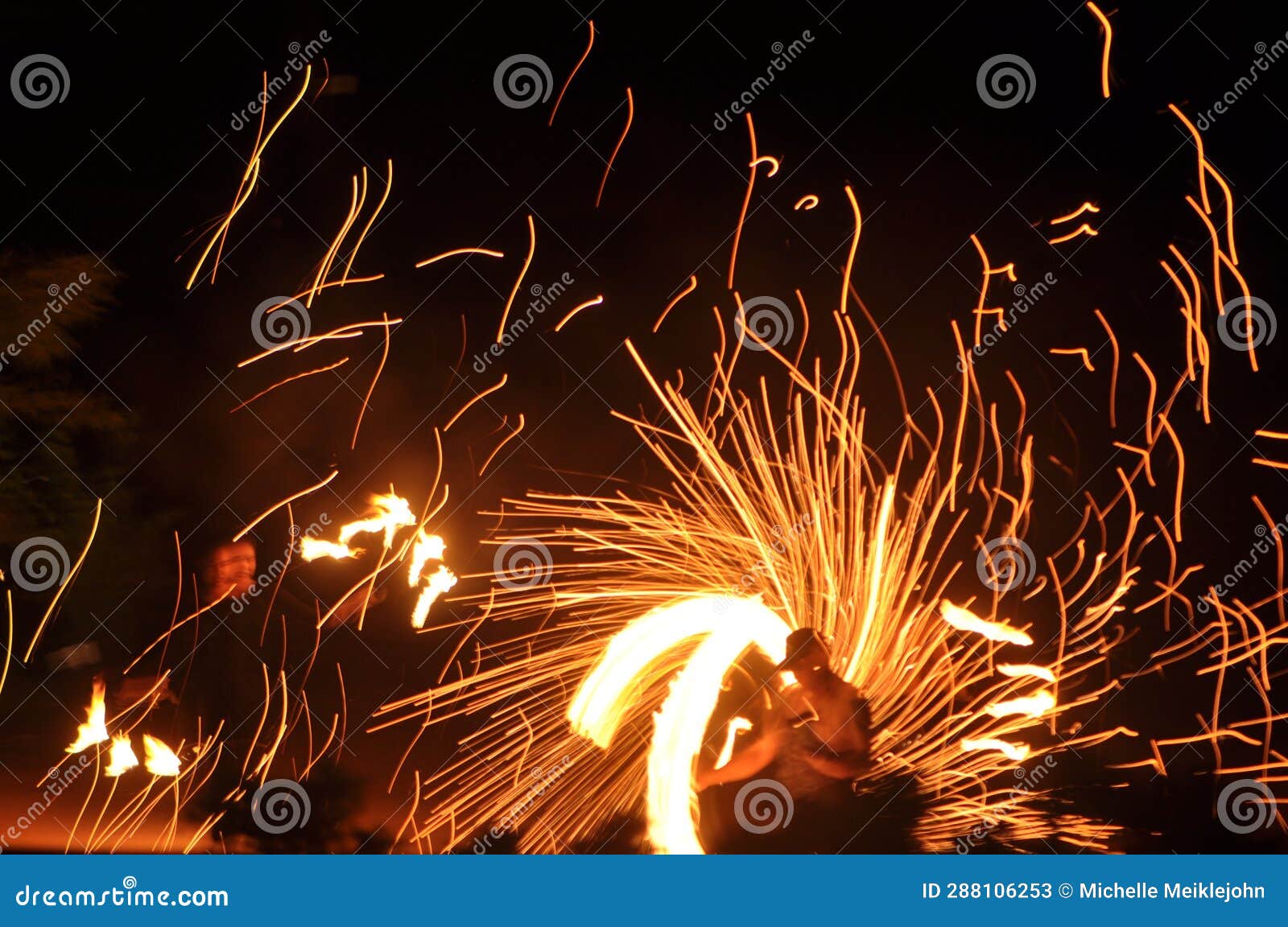 Fire Show stock image. Image of virbant, light, circle - 288106253