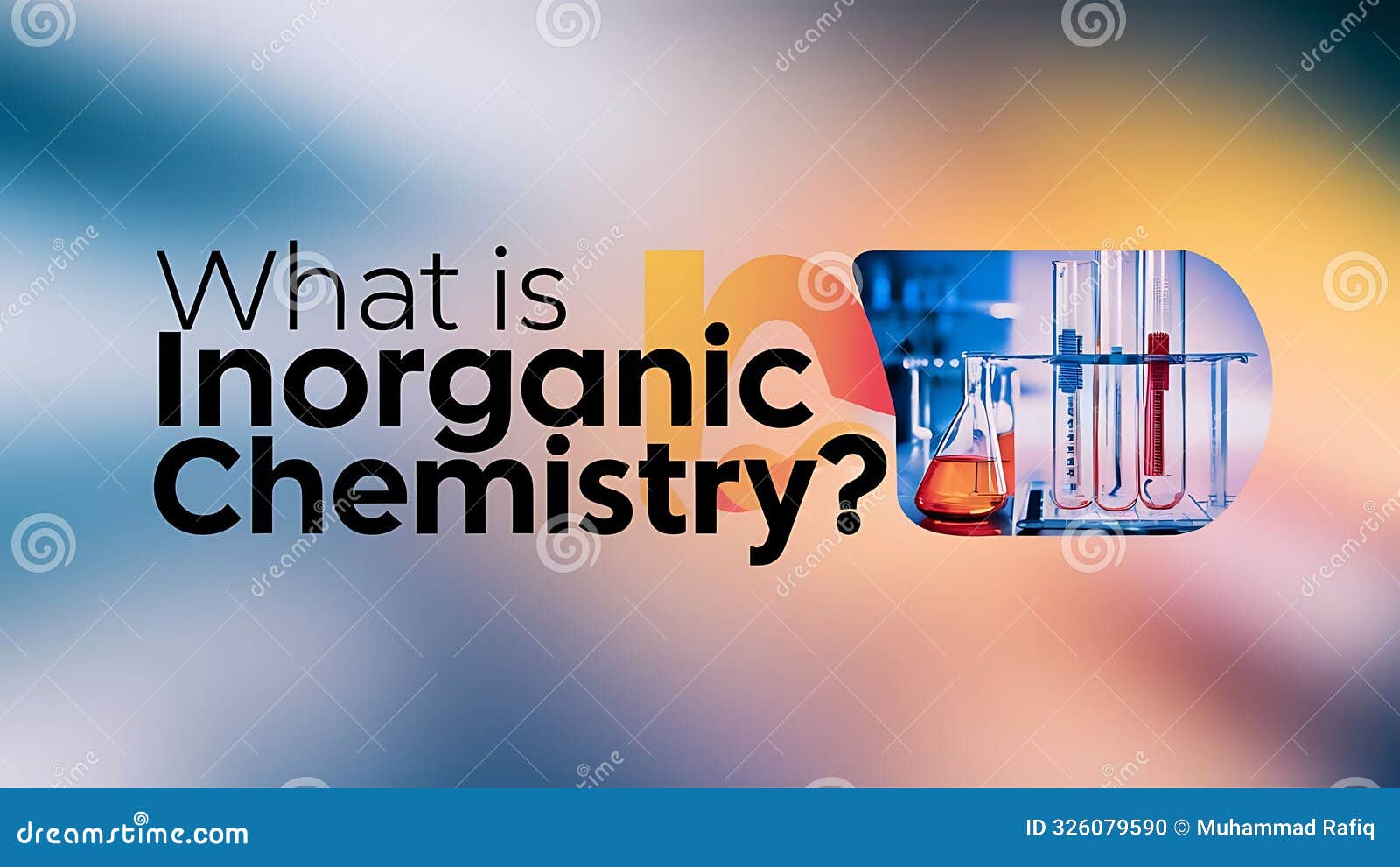 What is Inorganic Chemistry? Stock Illustration - Illustration of ...